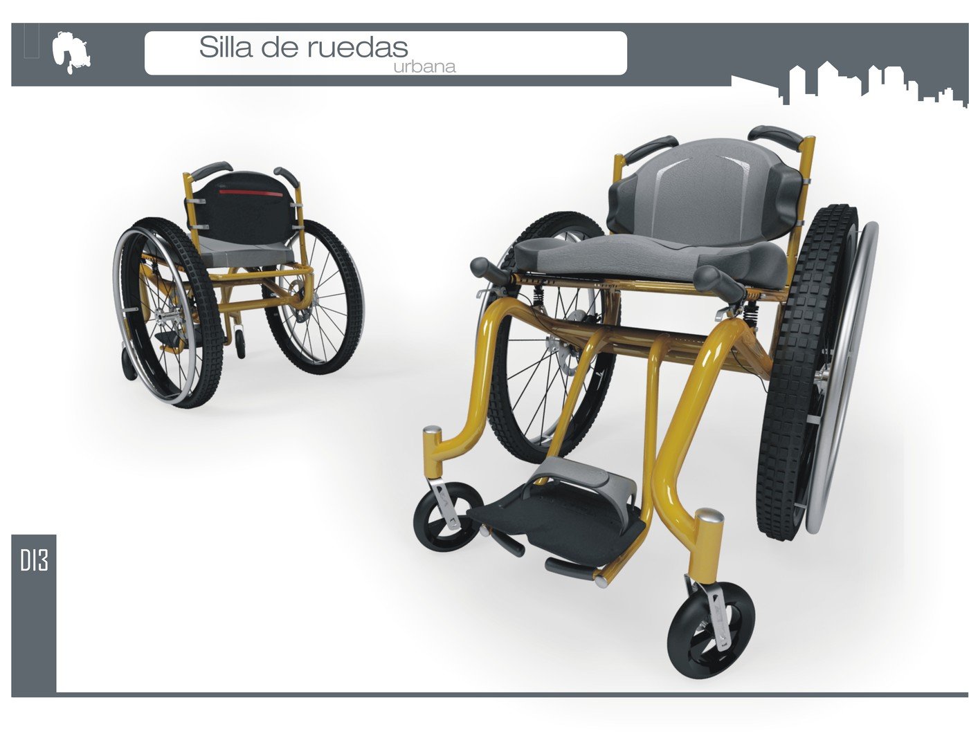 Wheelchair by Gabriel Contino at Coroflot.com