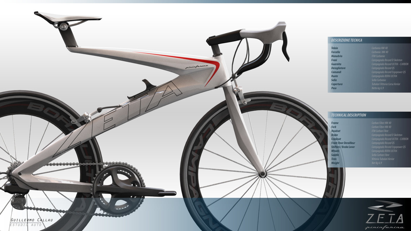 Pininfarina Concept Bike by Guillermo Callau at Coroflot.com