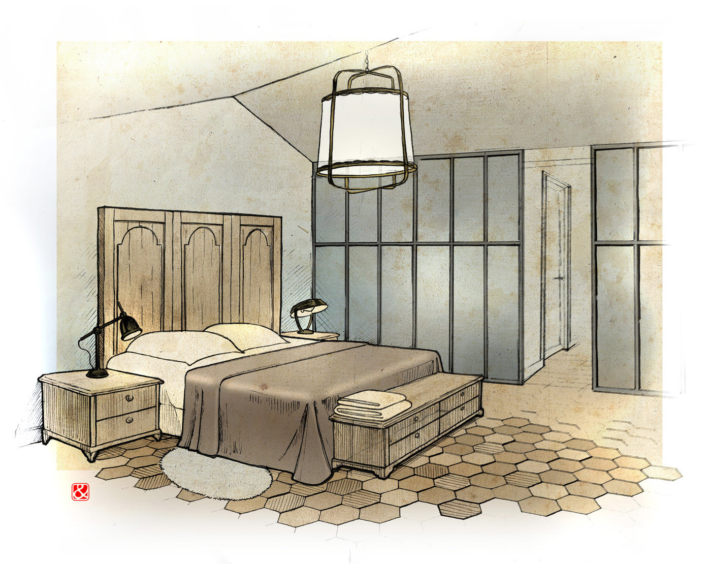 Interior illustrations. Apartments by Andrii Bondarenko at Coroflot.com