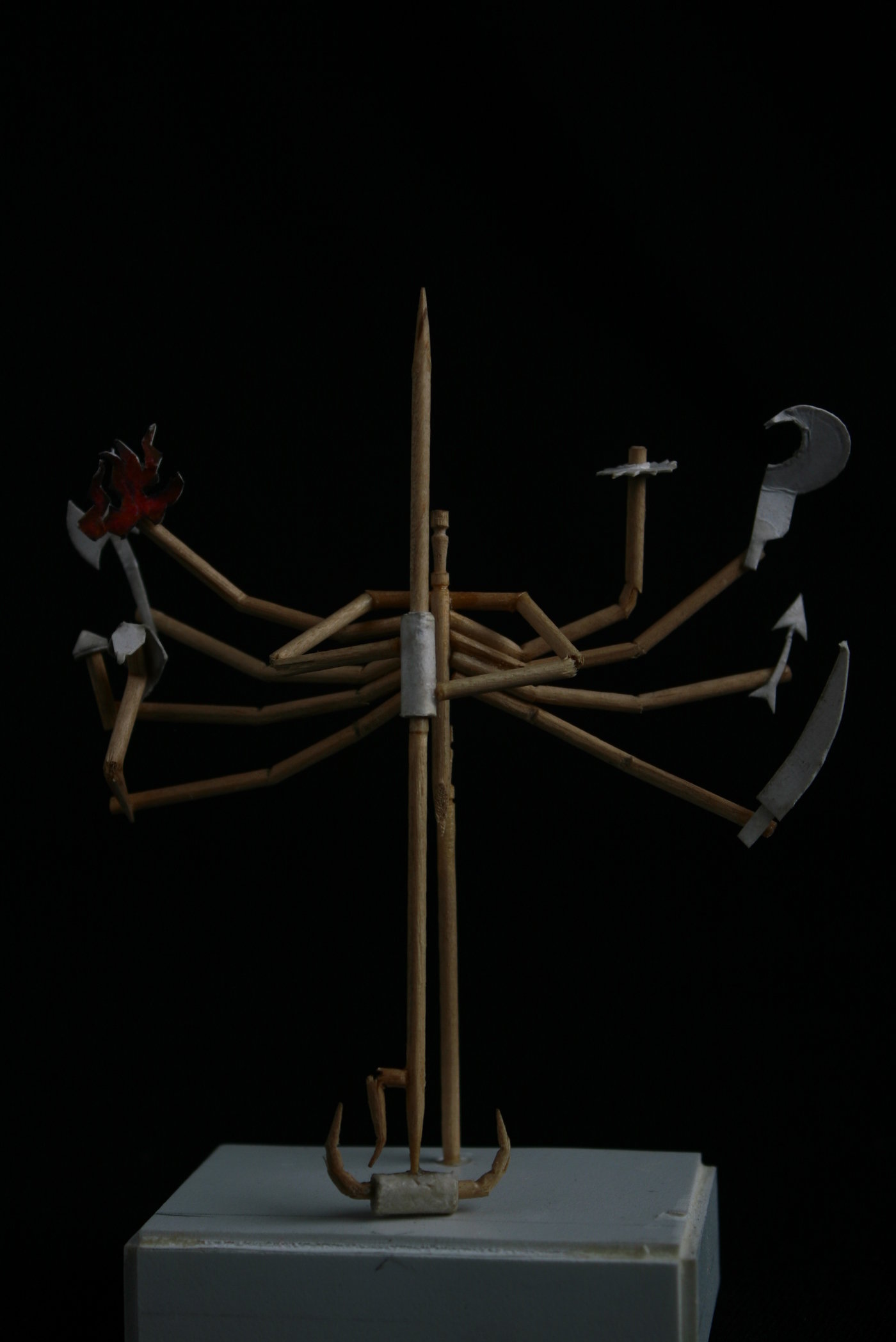 toothpick creations by Sayon Chatterjee at Coroflot.com