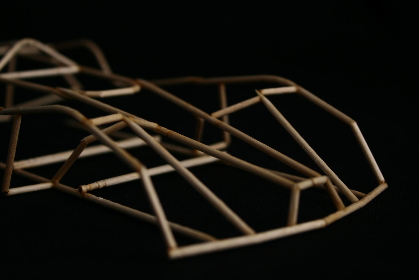 toothpick creations by Sayon Chatterjee at Coroflot.com