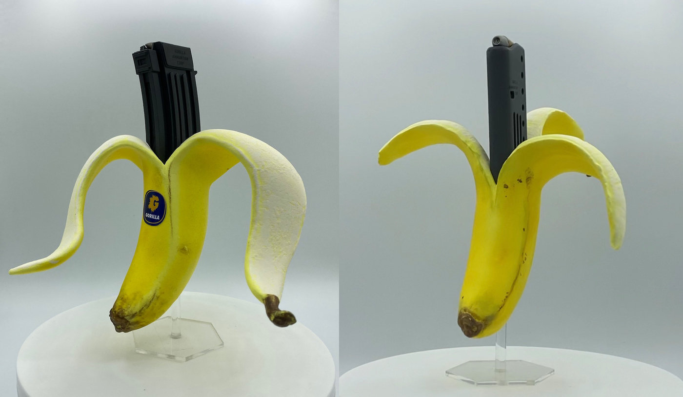NEMS x MIKE SEE - Banana Clip Resin Toy - Art Direction, Resin ...