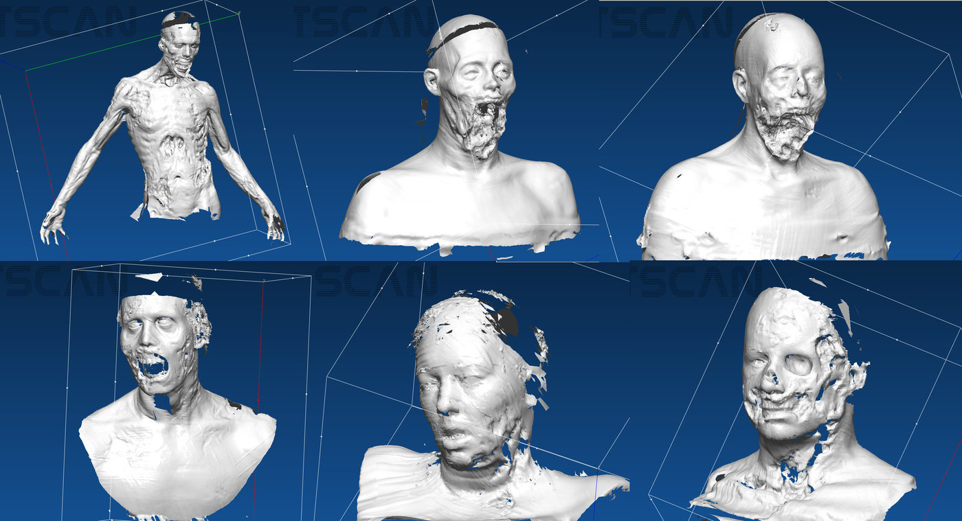 3D Digital Scanning - Walking Dead by Michael Gulen at Coroflot.com
