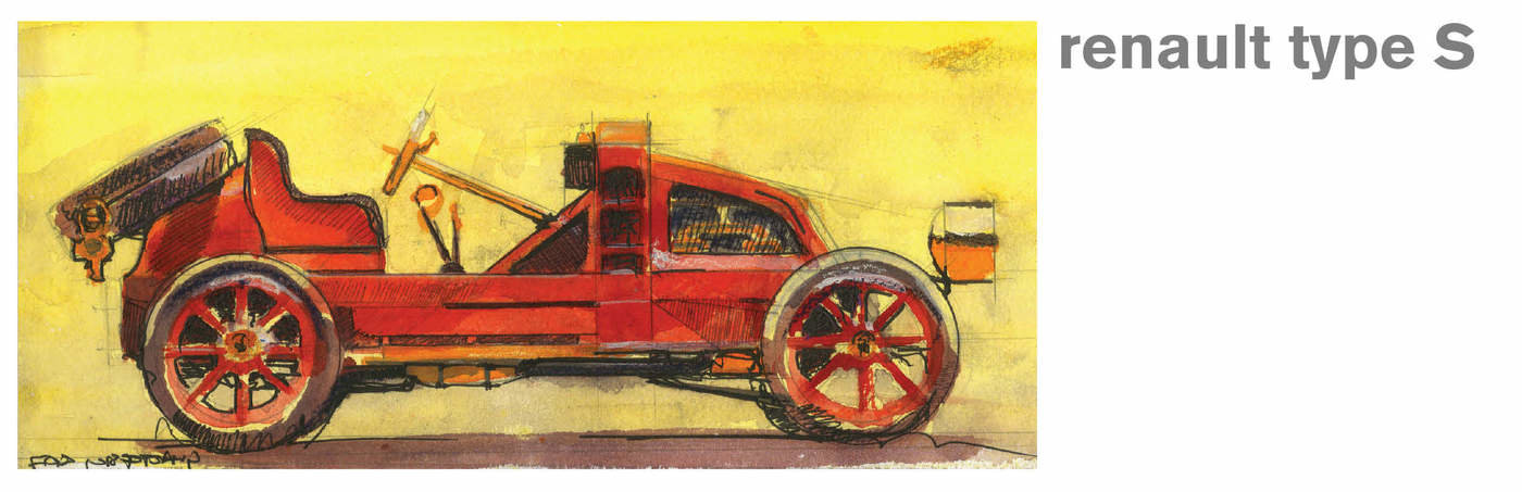 Renault Type 2 by Gabriel Wartofsky at Coroflot.com