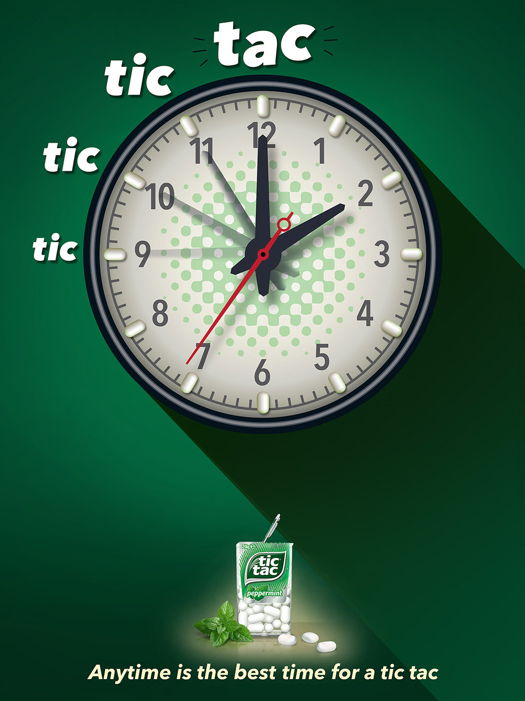 TicTac promotion ~ poster concept by Todd Curtis Design at Coroflot.com