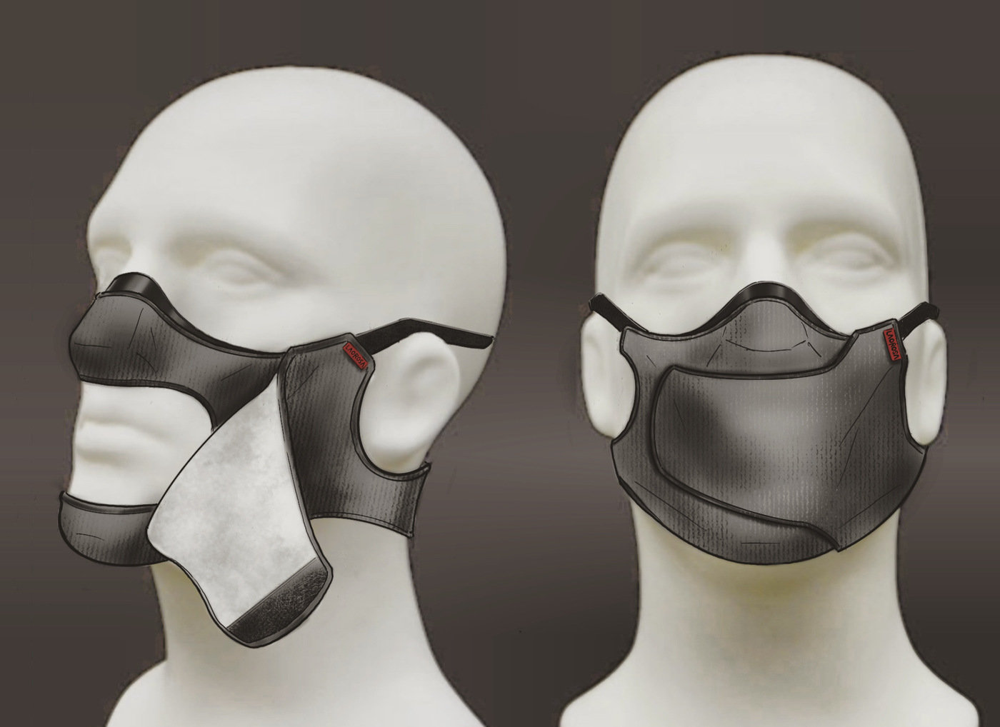 Mountain Biking Face Mask by Chet Rosales at Coroflot.com