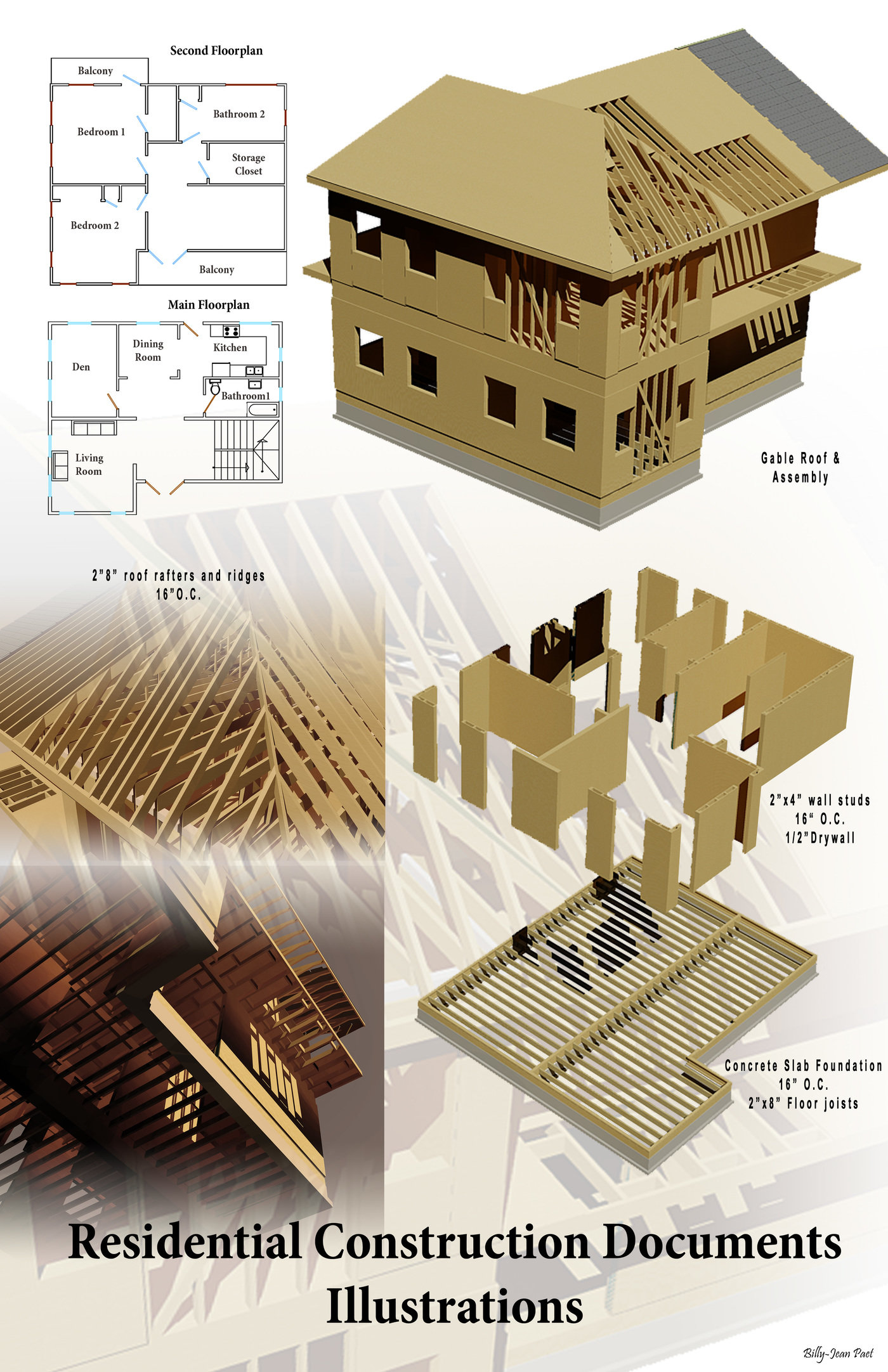 Residential Construction Documents by Billy-Jean Paet at Coroflot.com