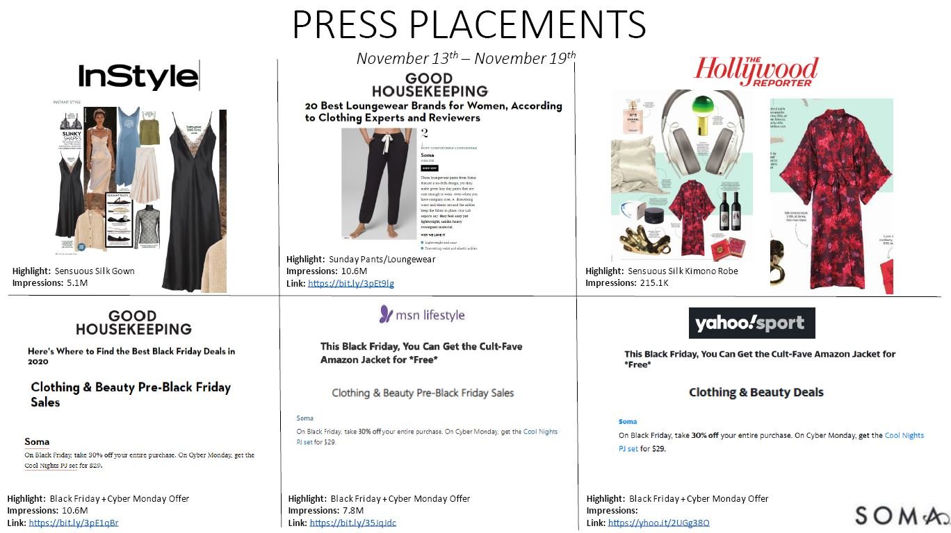 Soma press + social highlights by Nicole Om at Coroflot.com