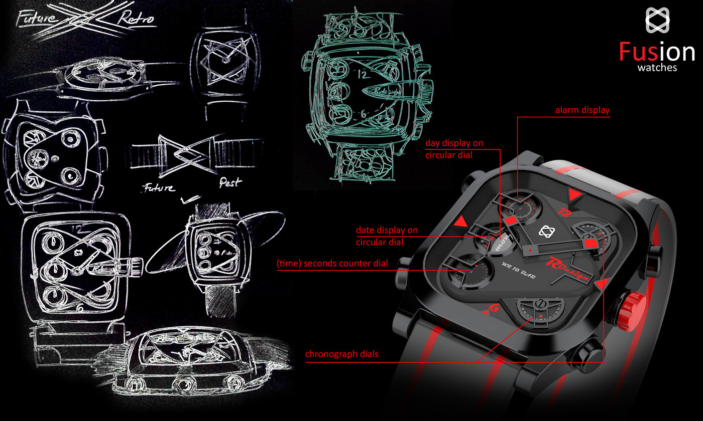 Fusion Watch - Modern and classic fusion by Rahul Shirbhate at Coroflot.com