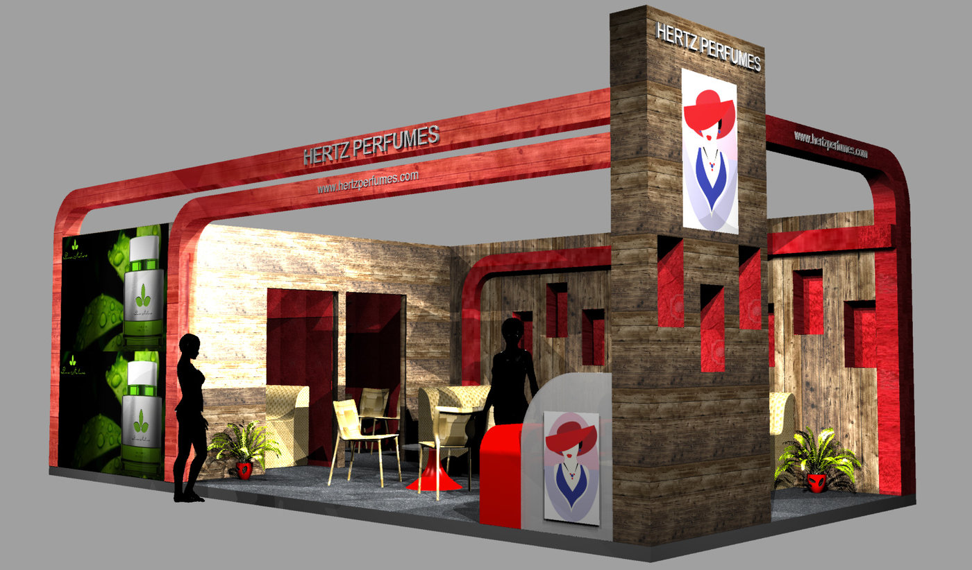 Exhibition Stall Design for COSMOPROF Bologna, Italy event by Rahul ...