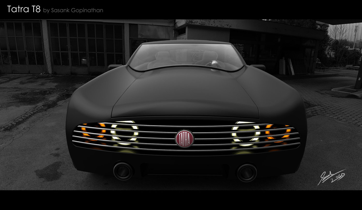 Tatra T8 concept by Sasank Gopinathan at Coroflot.com