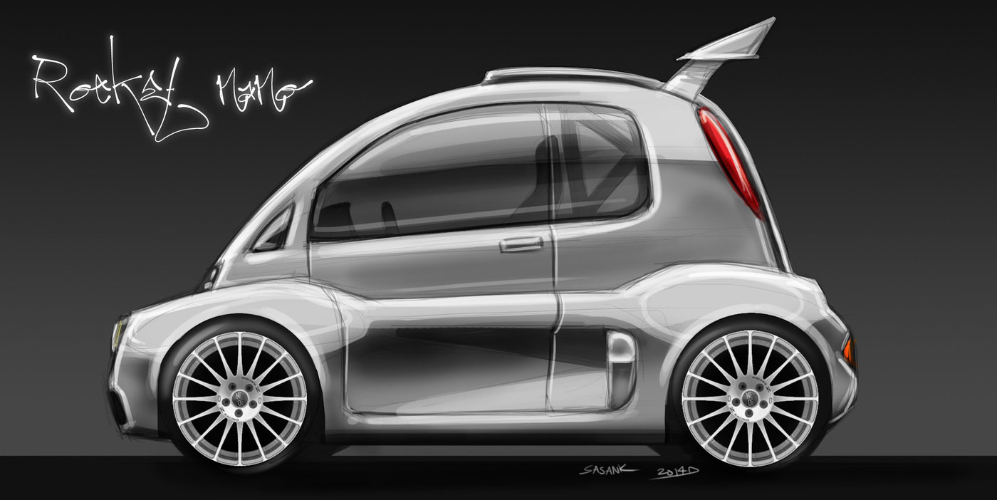 tata nano group B rally car by Sasank Gopinathan at Coroflot.com