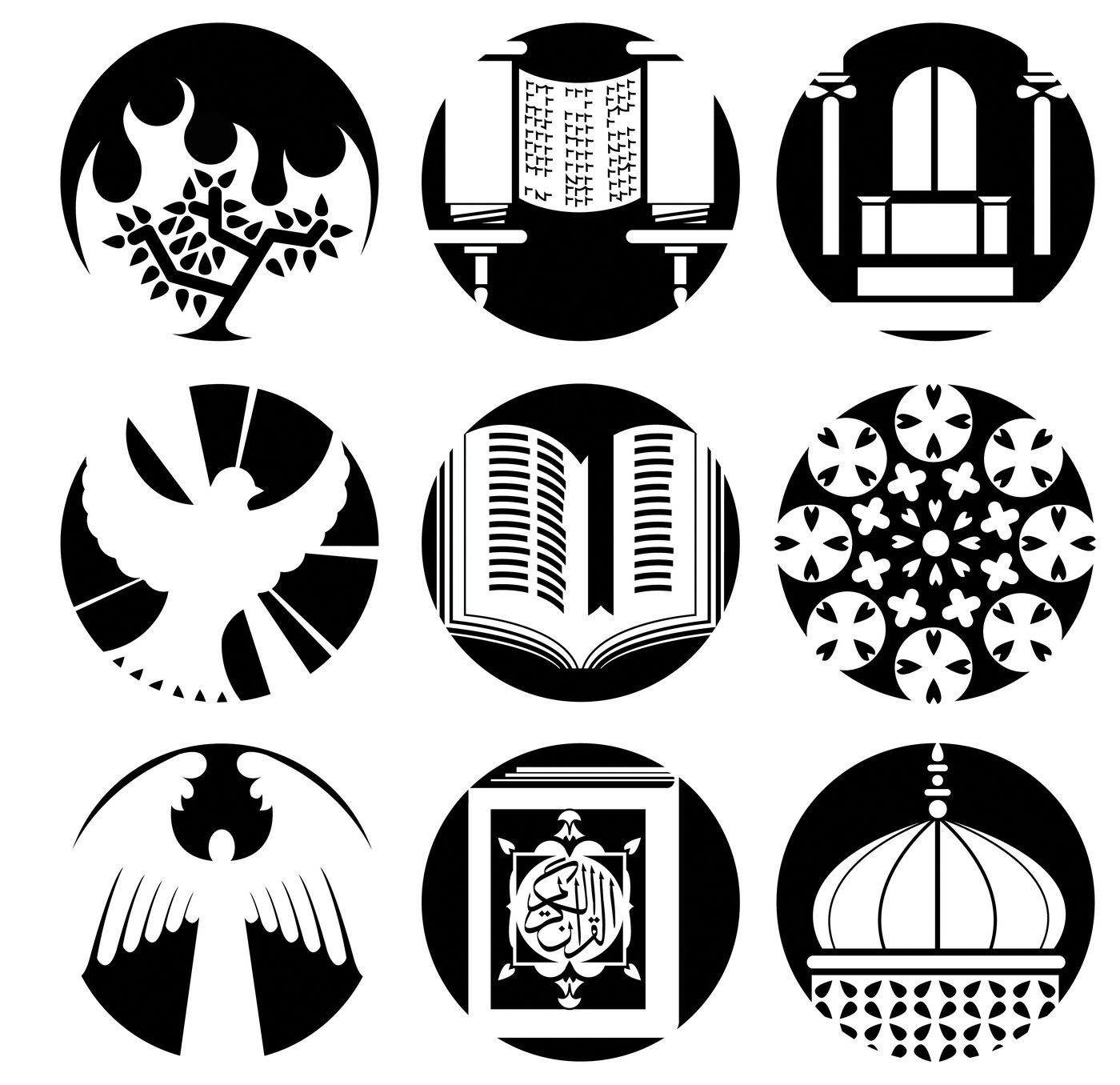 Religious Pictograms by Aaron Maurer at Coroflot.com