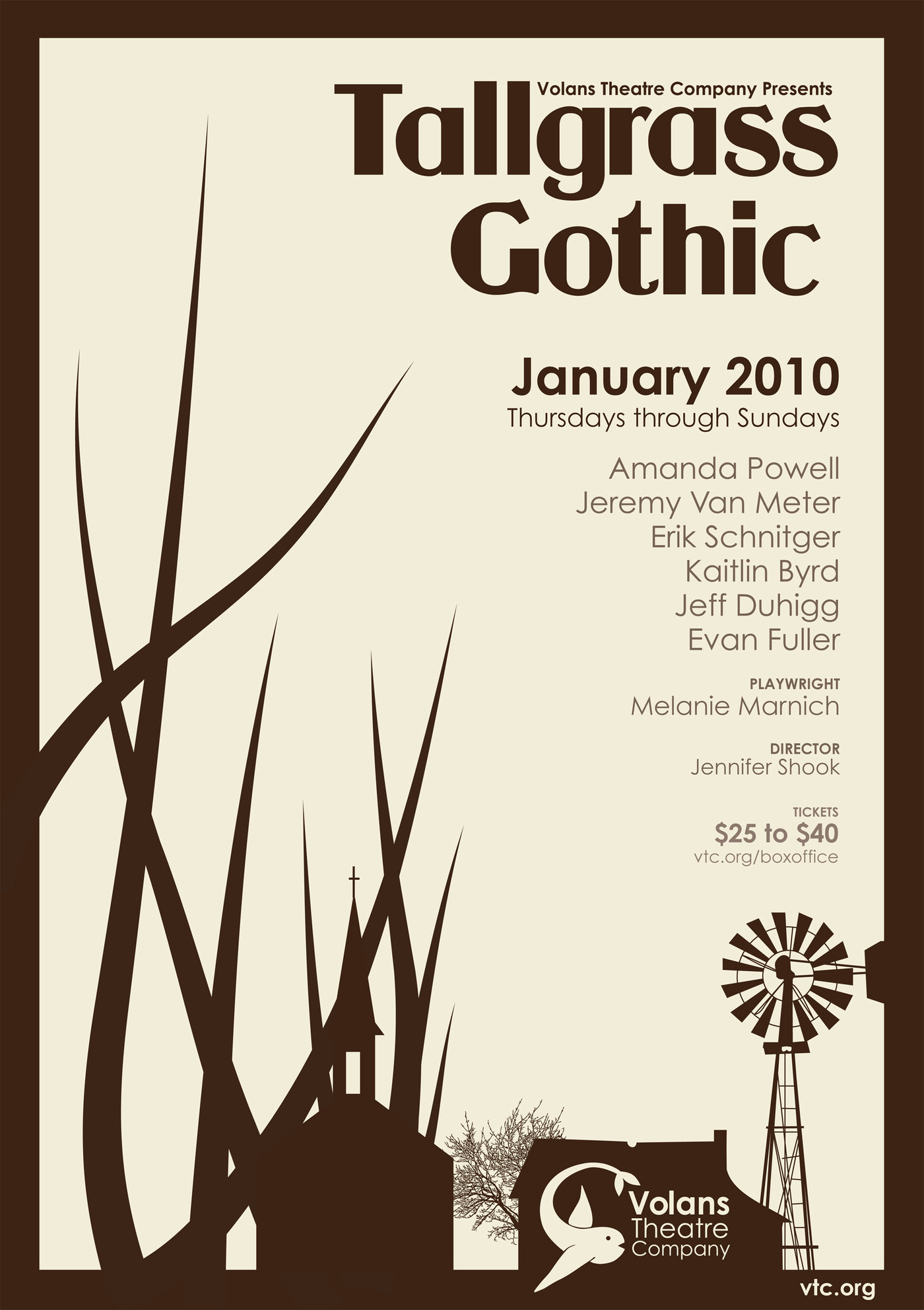 "Tallgrass Gothic" Advertisement by Kimberly Pickens at Coroflot.com