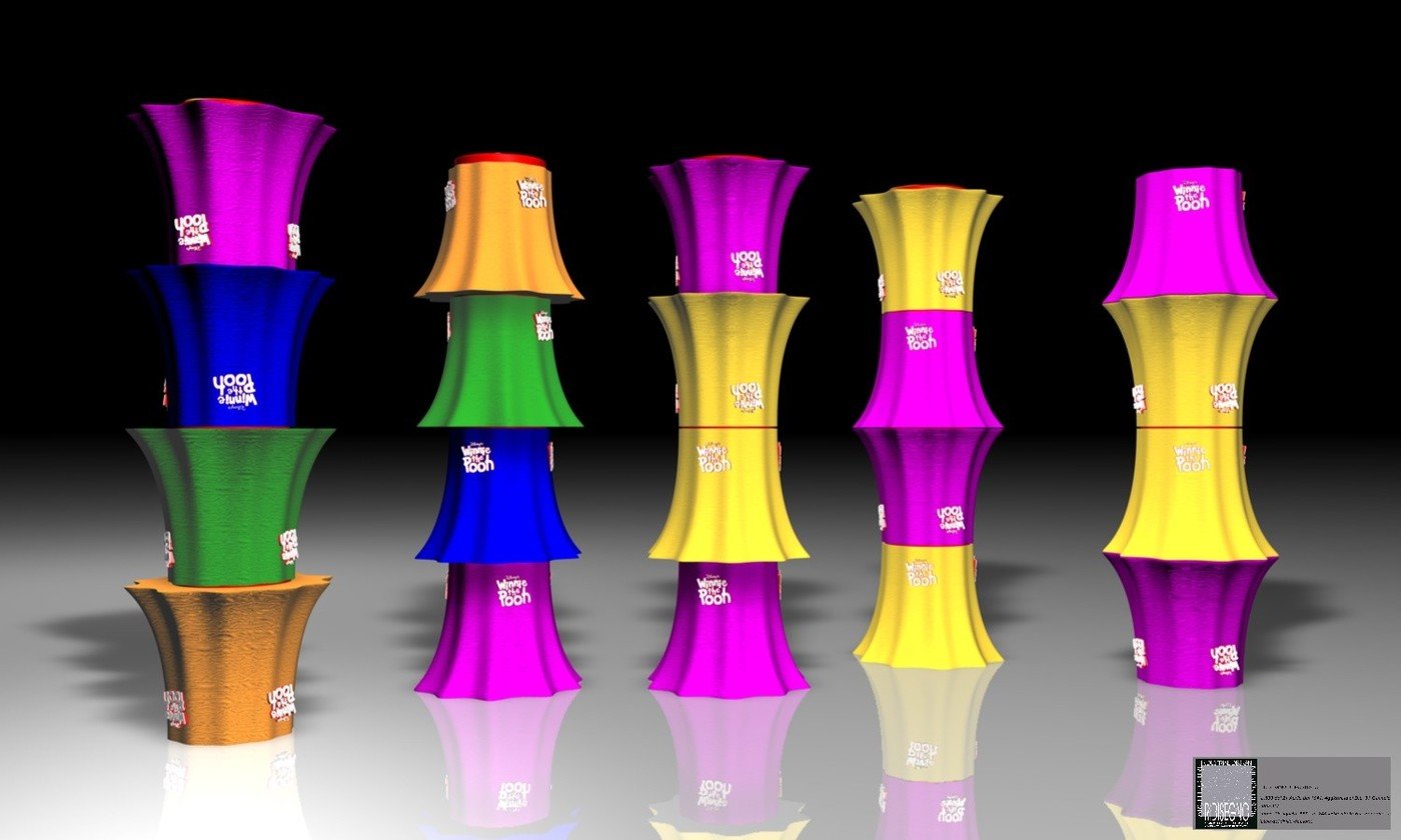 WINNIE THE POOH THE TRUNK TOTEM CONTAINER SET BY Santo Denti Architect ...