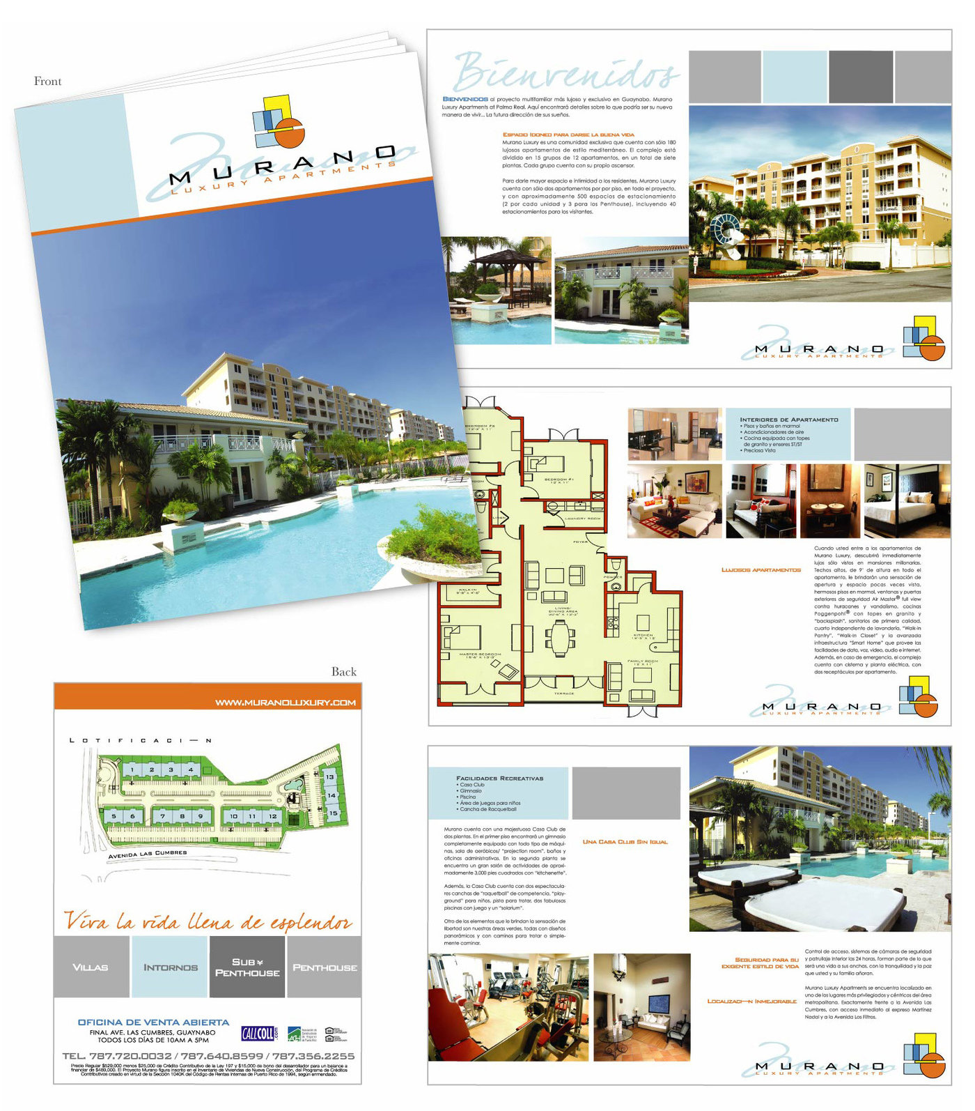 Brochures and Menus by Maria Isabel Oliver at Coroflot.com