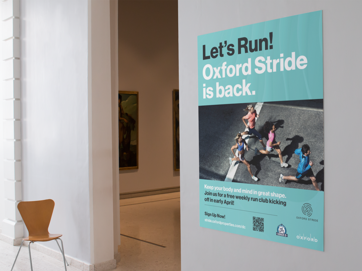 Event Graphics: Oxford Stride Running Club by Becky Ferrel at Coroflot.com