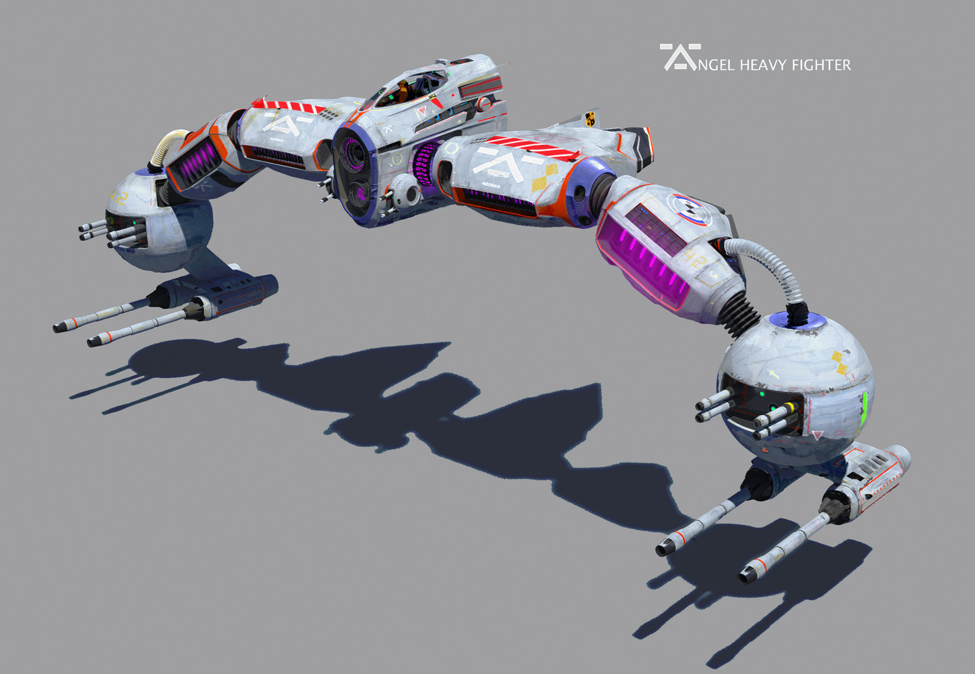 Angel Star Fighter - Game Asset by Edmund Keefe at Coroflot.com