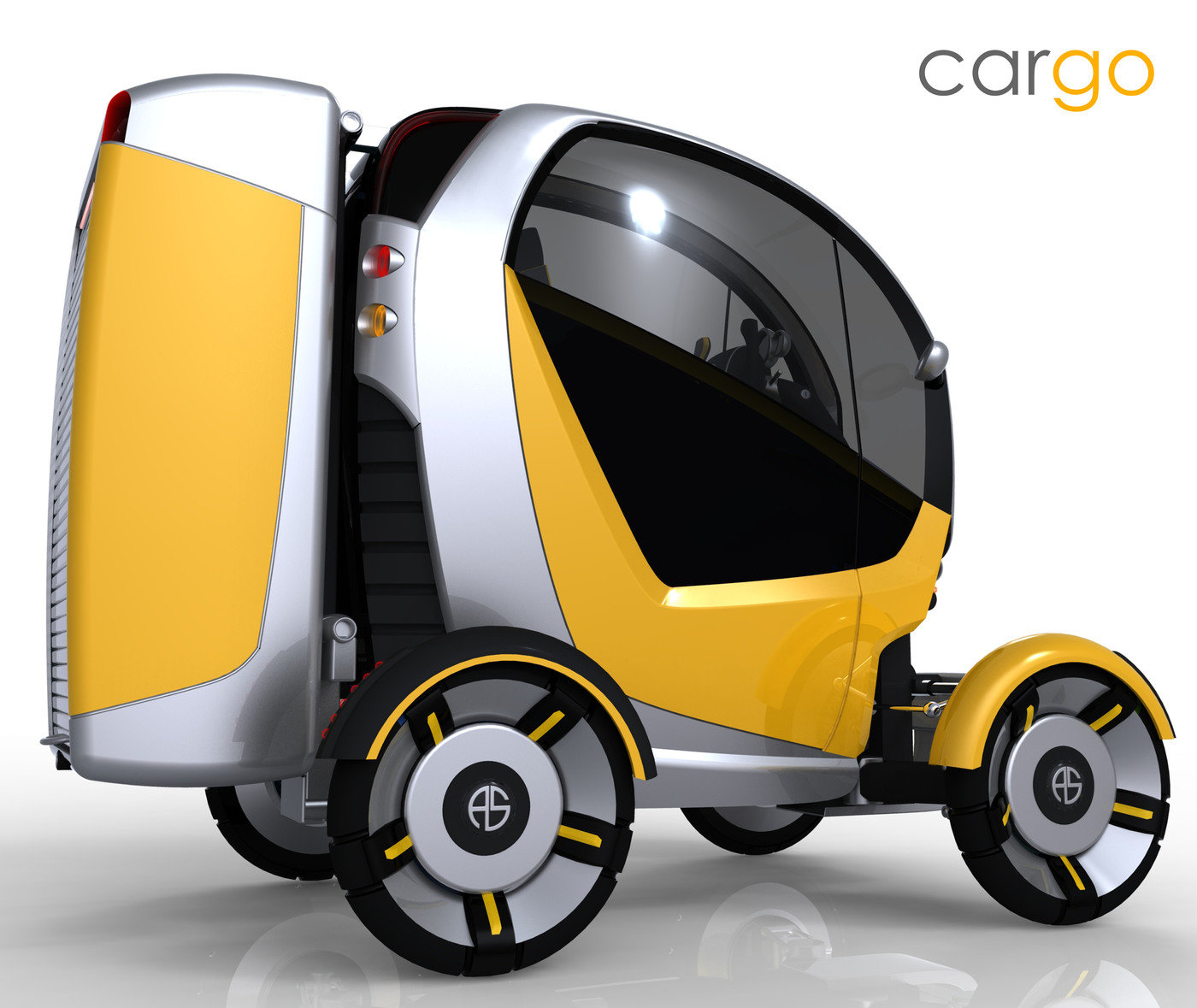CarGo - Urban Delivery Vehicle by Adam Schacter at Coroflot.com