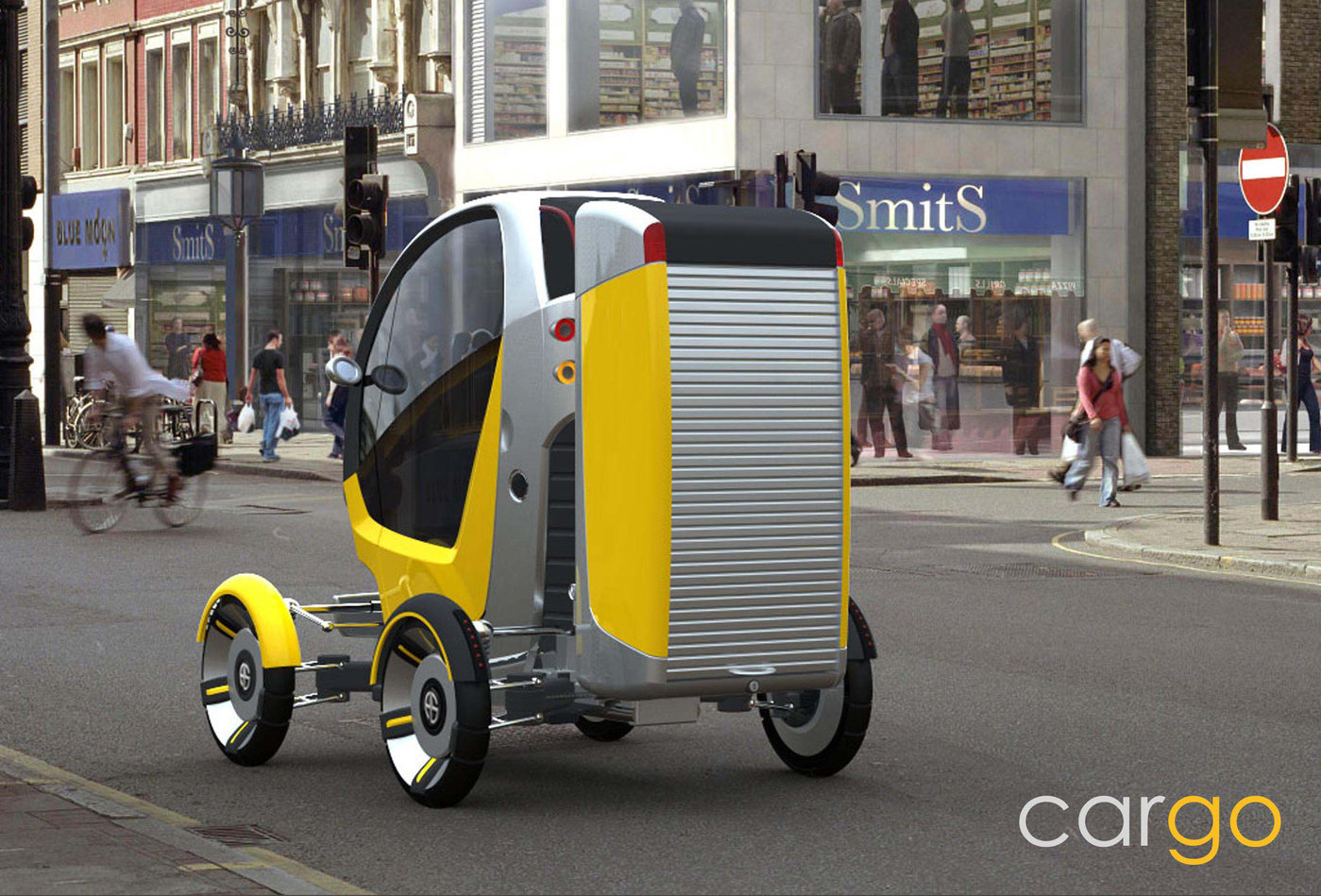 CarGo - Urban Delivery Vehicle by Adam Schacter at Coroflot.com
