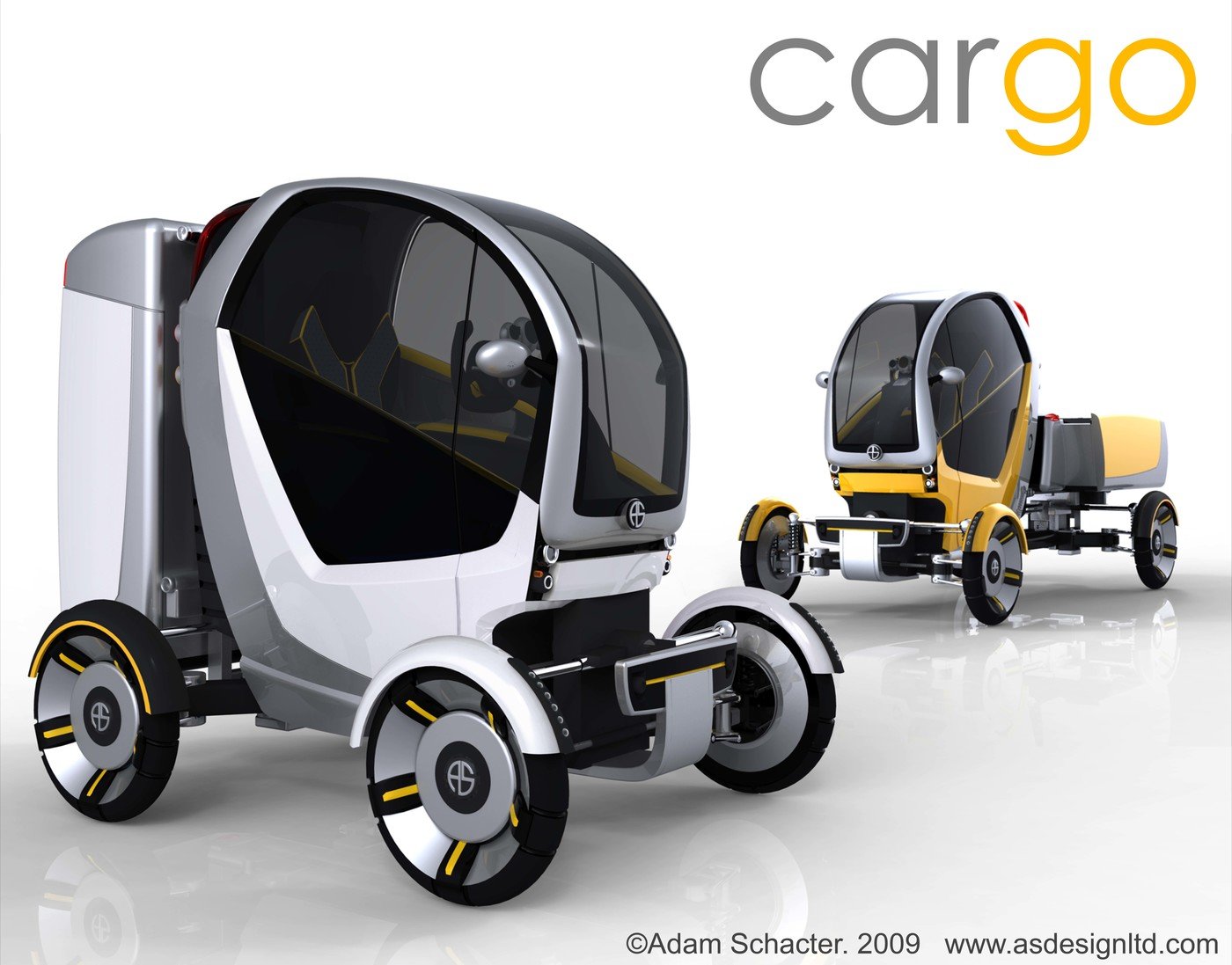 CarGo - Urban Delivery Vehicle by Adam Schacter at Coroflot.com