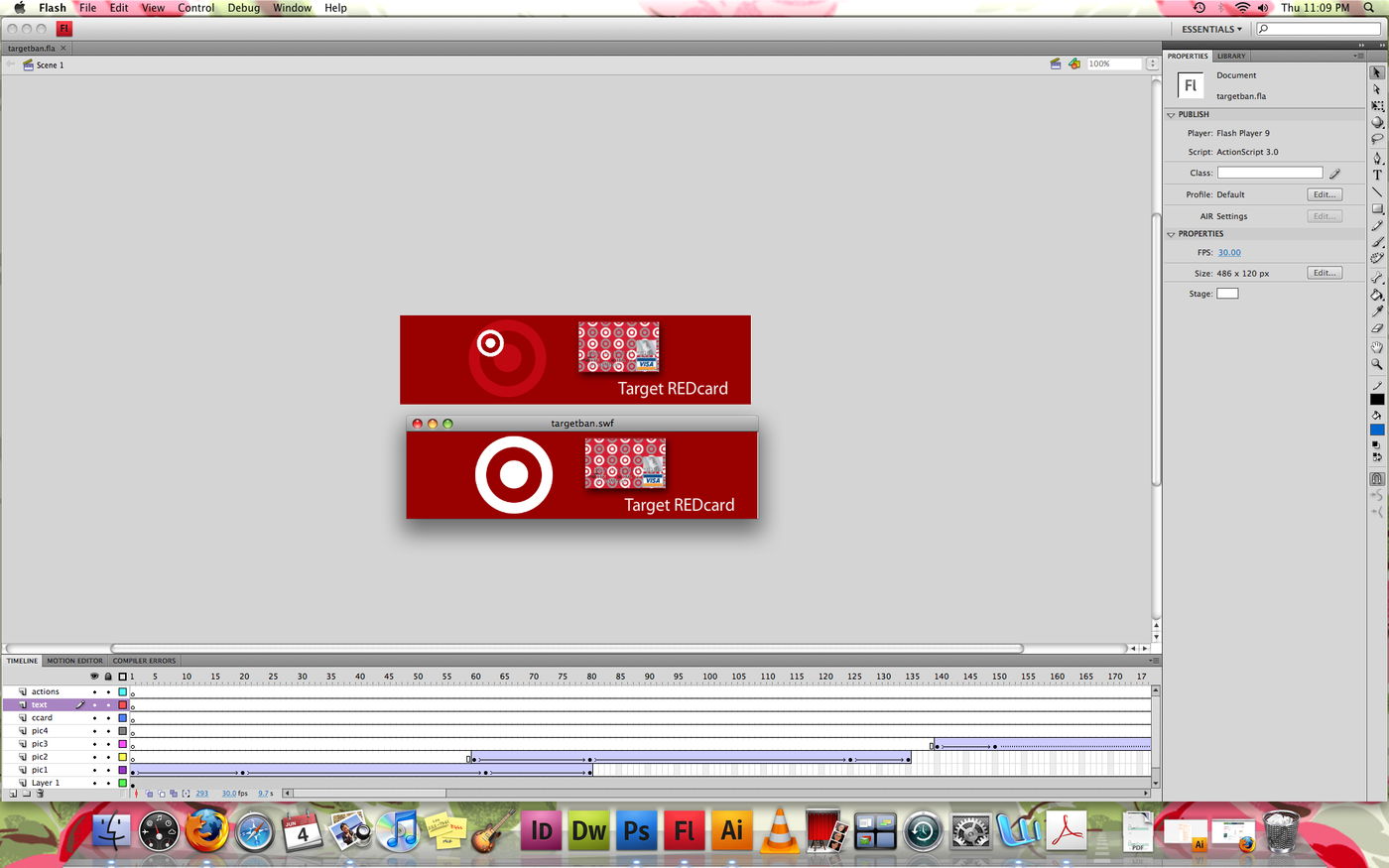 Target Redcard Banner Ad by Kimm Dunn at Coroflot.com