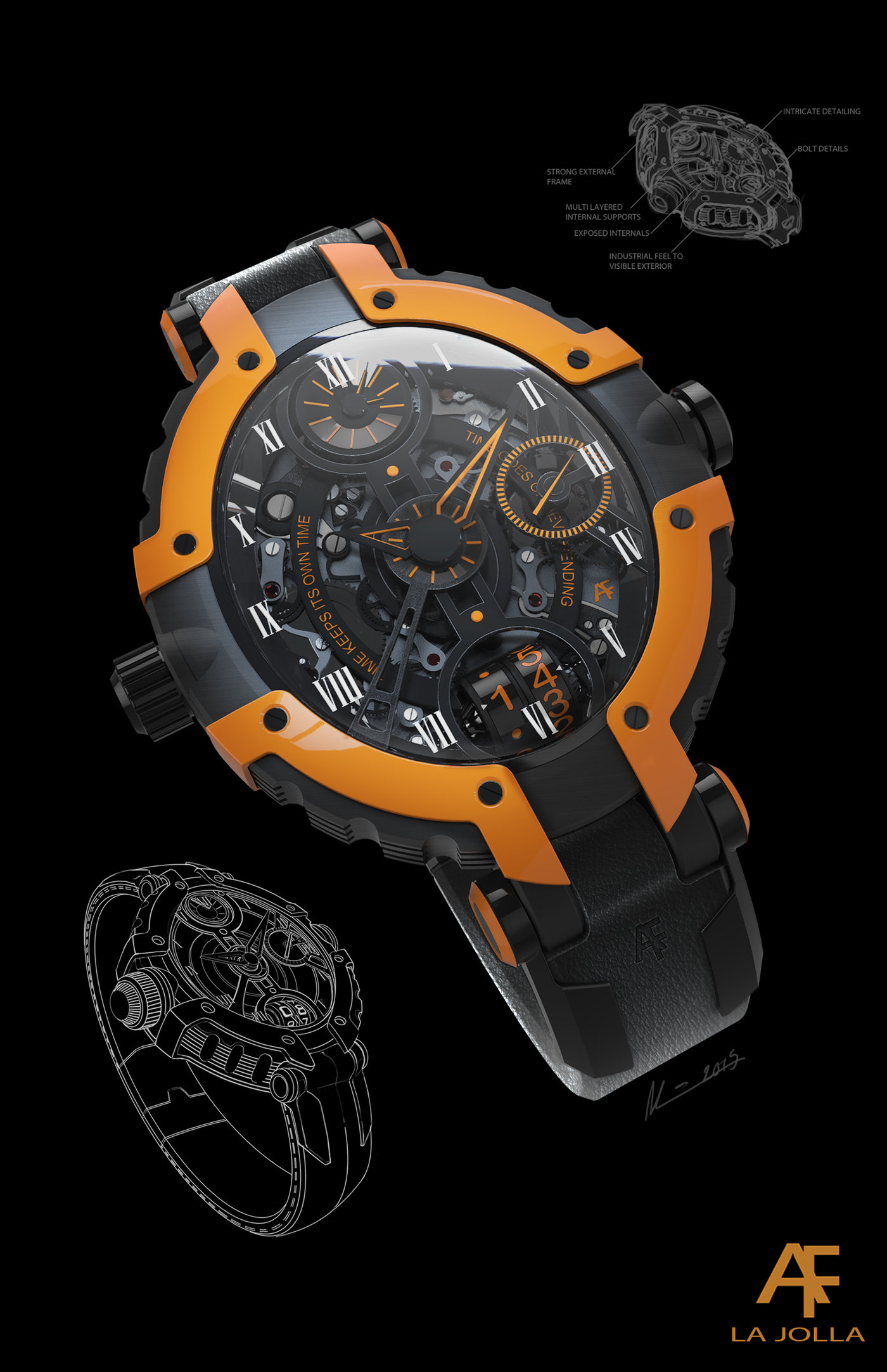 Watch Concept Design by Adam Fairless Design & Realization at Coroflot.com