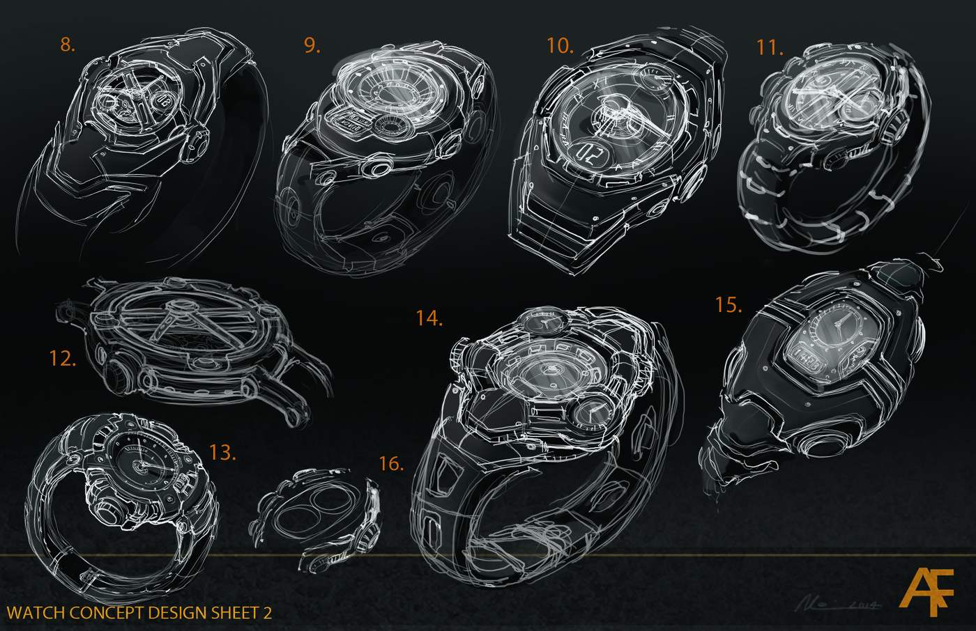 Watch Concept Design by Adam Fairless Design & Realization at Coroflot.com