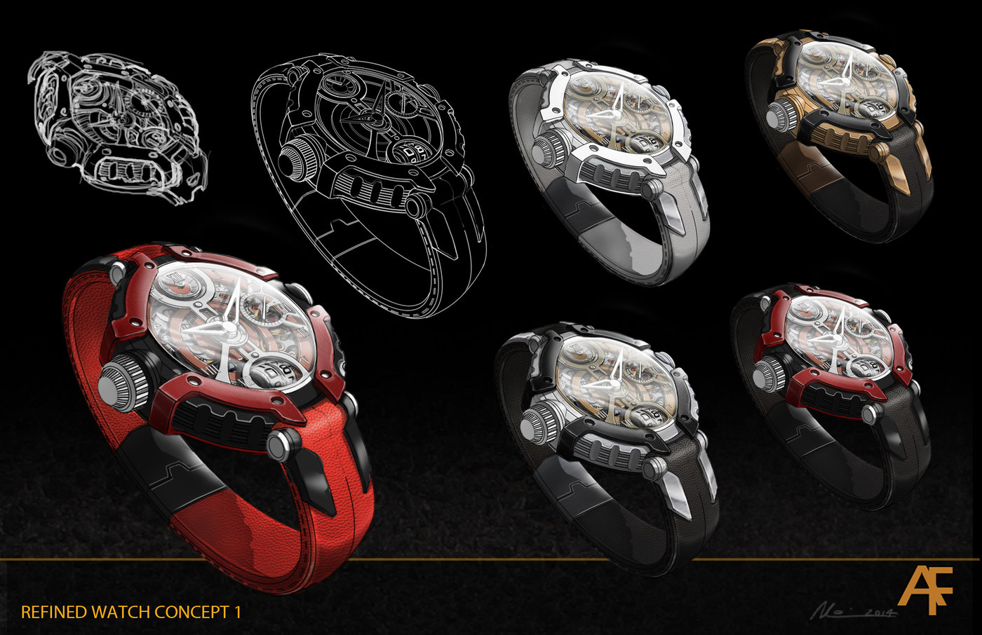 Watch Concept Design by Adam Fairless Design & Realization at Coroflot.com