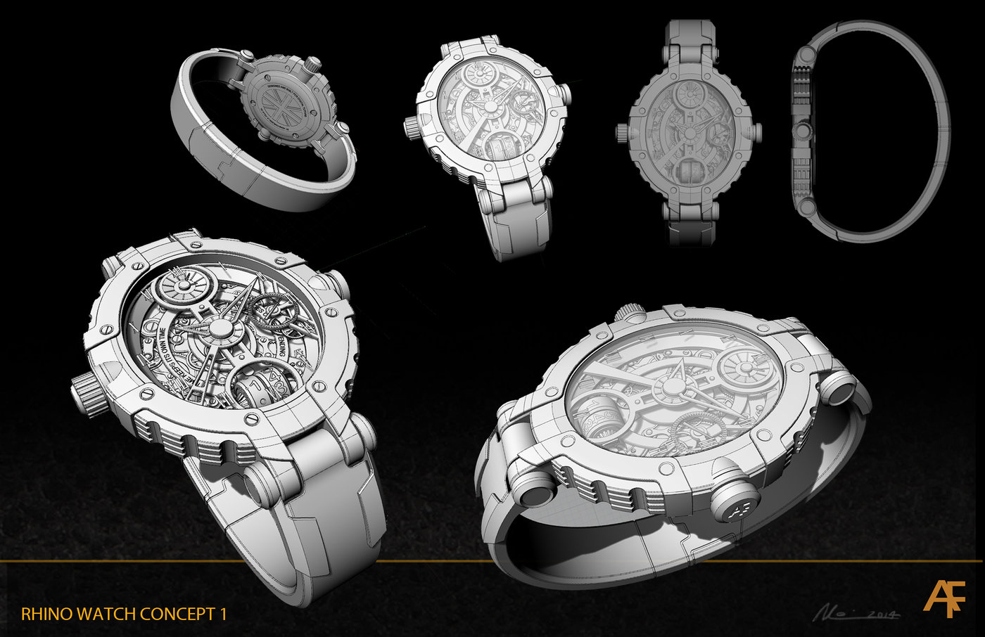 Watch Concept Design by Adam Fairless Design & Realization at Coroflot.com