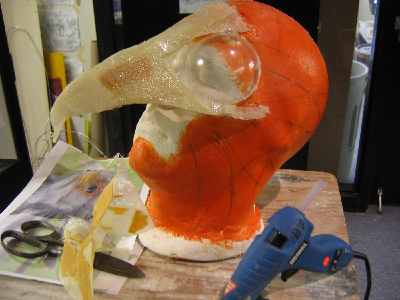 Props, SFX, Bird Mask by Joe Campbell at Coroflot.com