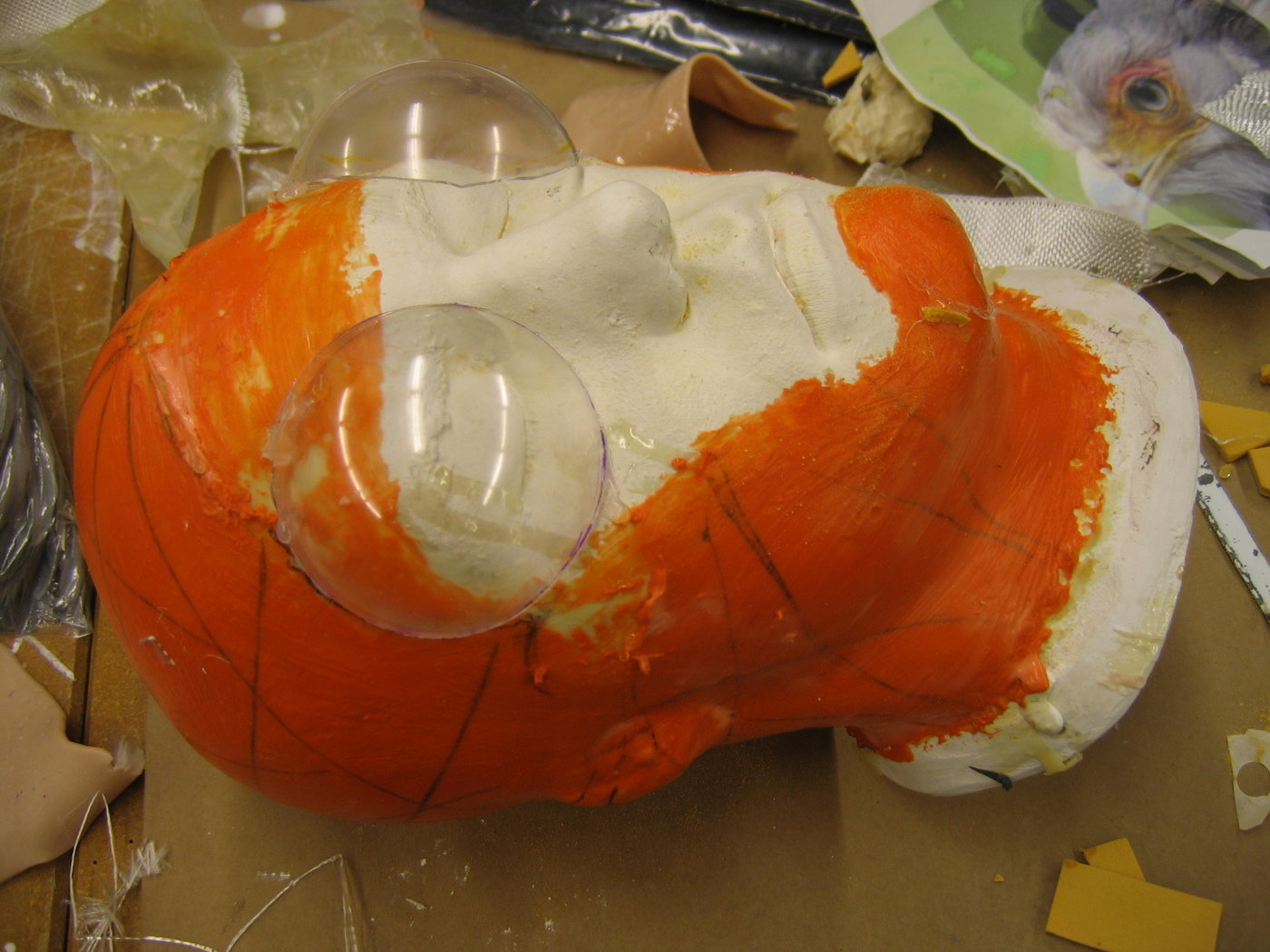 Props, SFX, Bird Mask by Joe Campbell at Coroflot.com