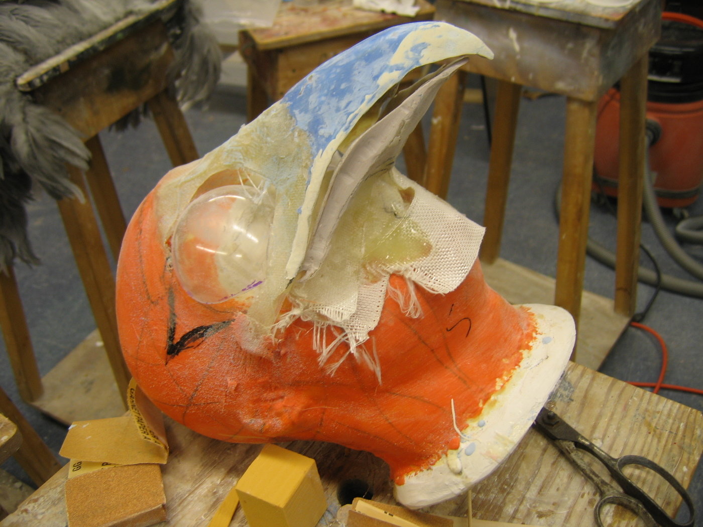 Props, SFX, Bird Mask by Joe Campbell at Coroflot.com