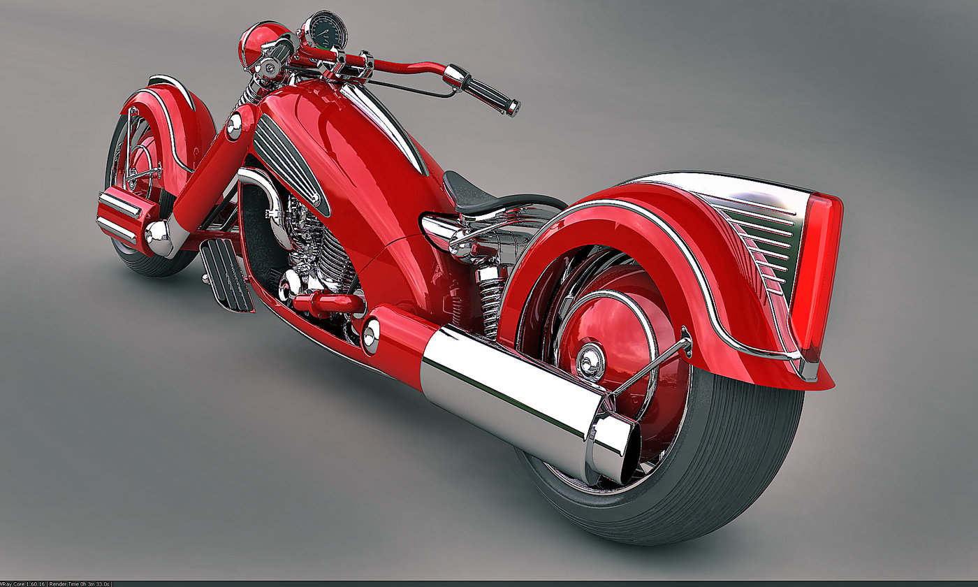 Electric Vintage Chopper Concept by Khairul Anwar Tumingan BEAR at ...