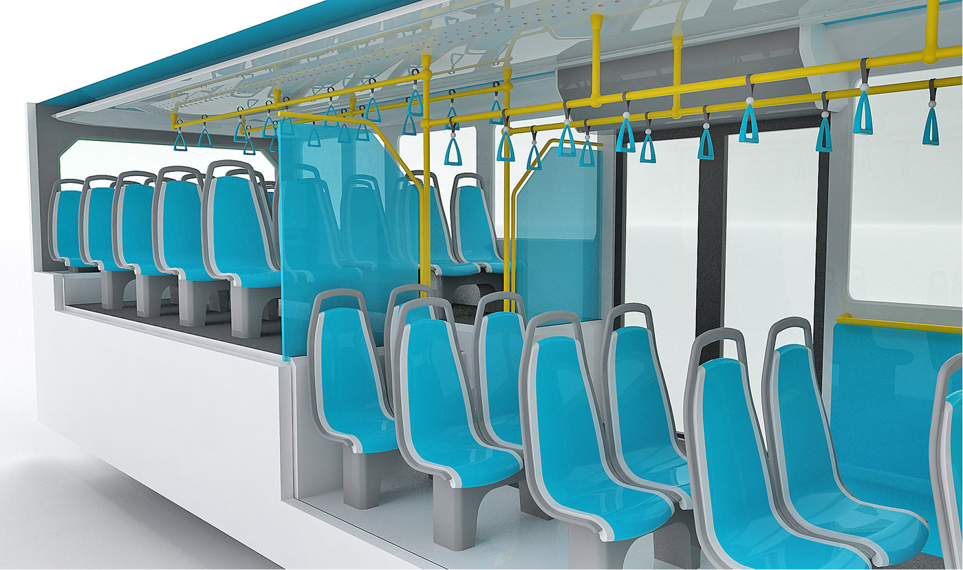 Electric Bus Exterior & Interior Design Proposal by Khairul Anwar ...