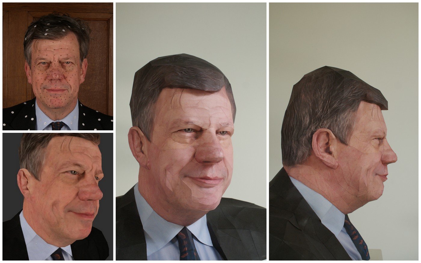 paper portraits by Bert Simons at Coroflot.com
