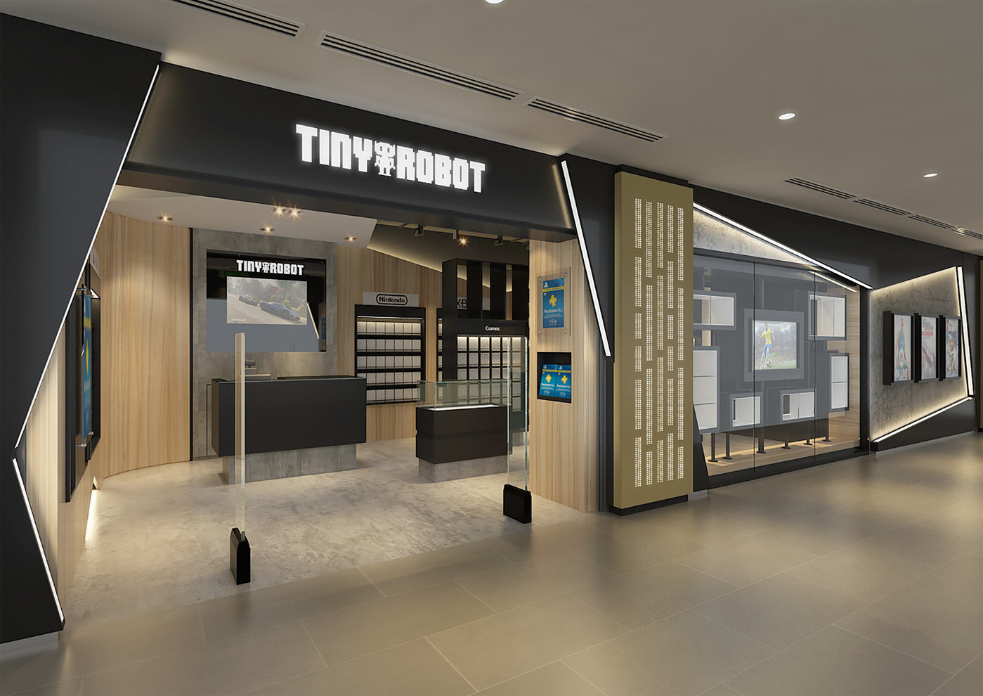 Tinyrobot Retail Shop by Kevin Liew Kim Ming at Coroflot.com