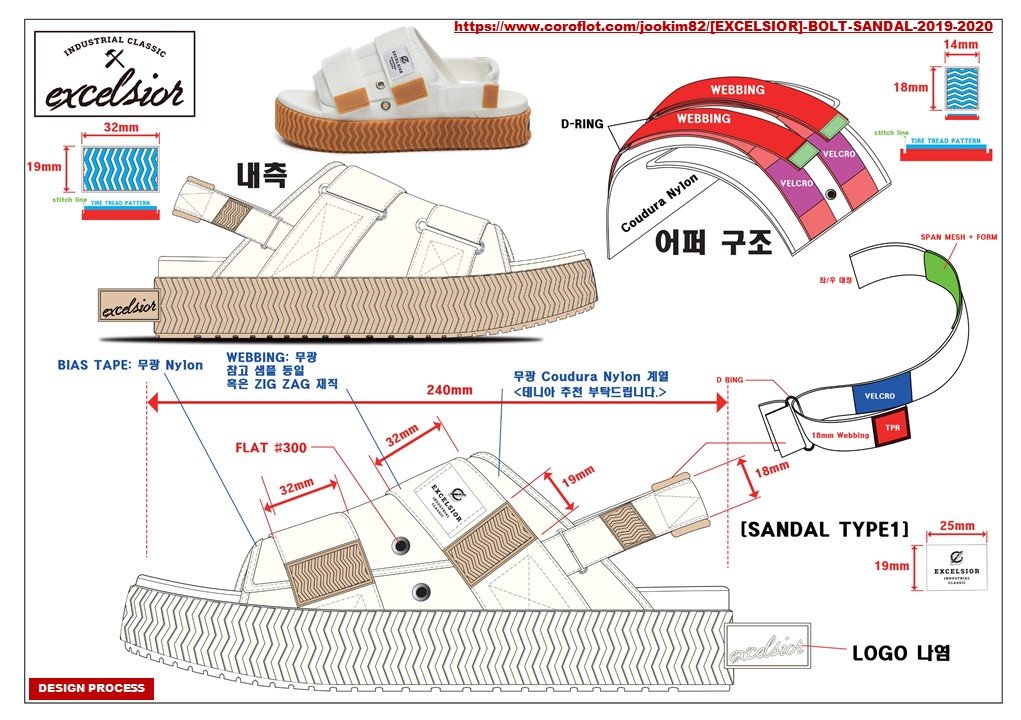[EXCELSIOR] BOLT SANDAL 2019 - 2020 by Joohyung Kim at Coroflot.com