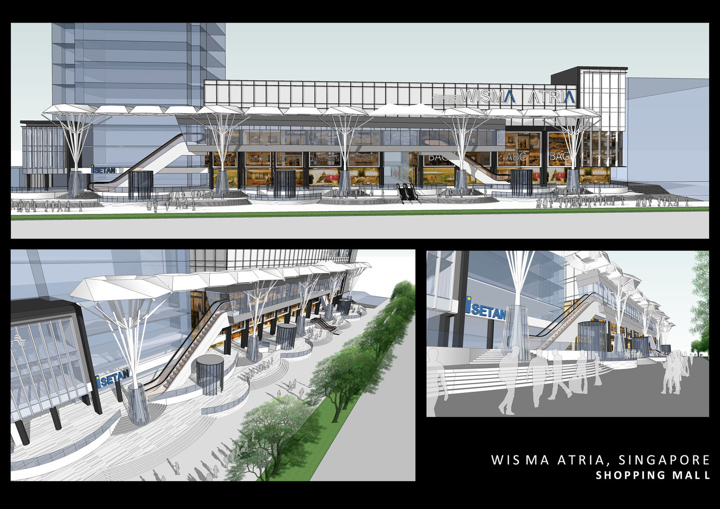 Wisma Atria Extension design proposal by AGATA CHRISTINA at Coroflot.com