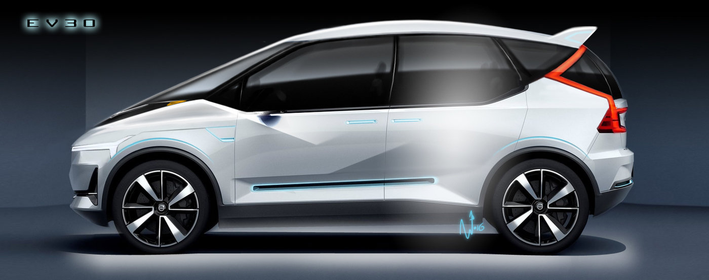 Volvo EVs and Autonomous Concepts by Niklas Wejedal at Coroflot.com