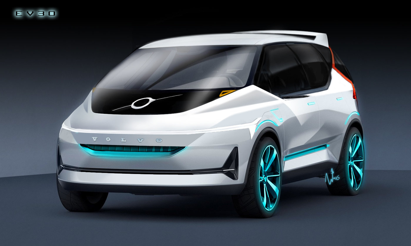 Volvo EVs and Autonomous Concepts by Niklas Wejedal at Coroflot.com