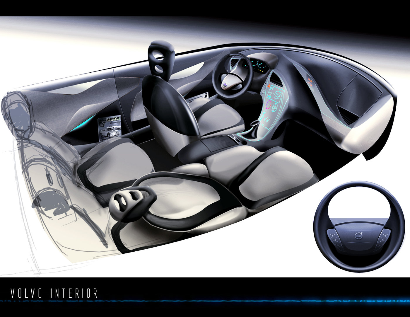 Volvo Interior by Niklas Wejedal at Coroflot.com