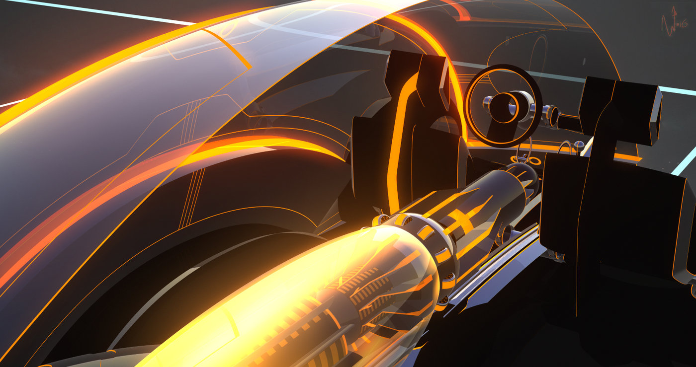 A car for the Tron universe by Niklas Wejedal at Coroflot.com