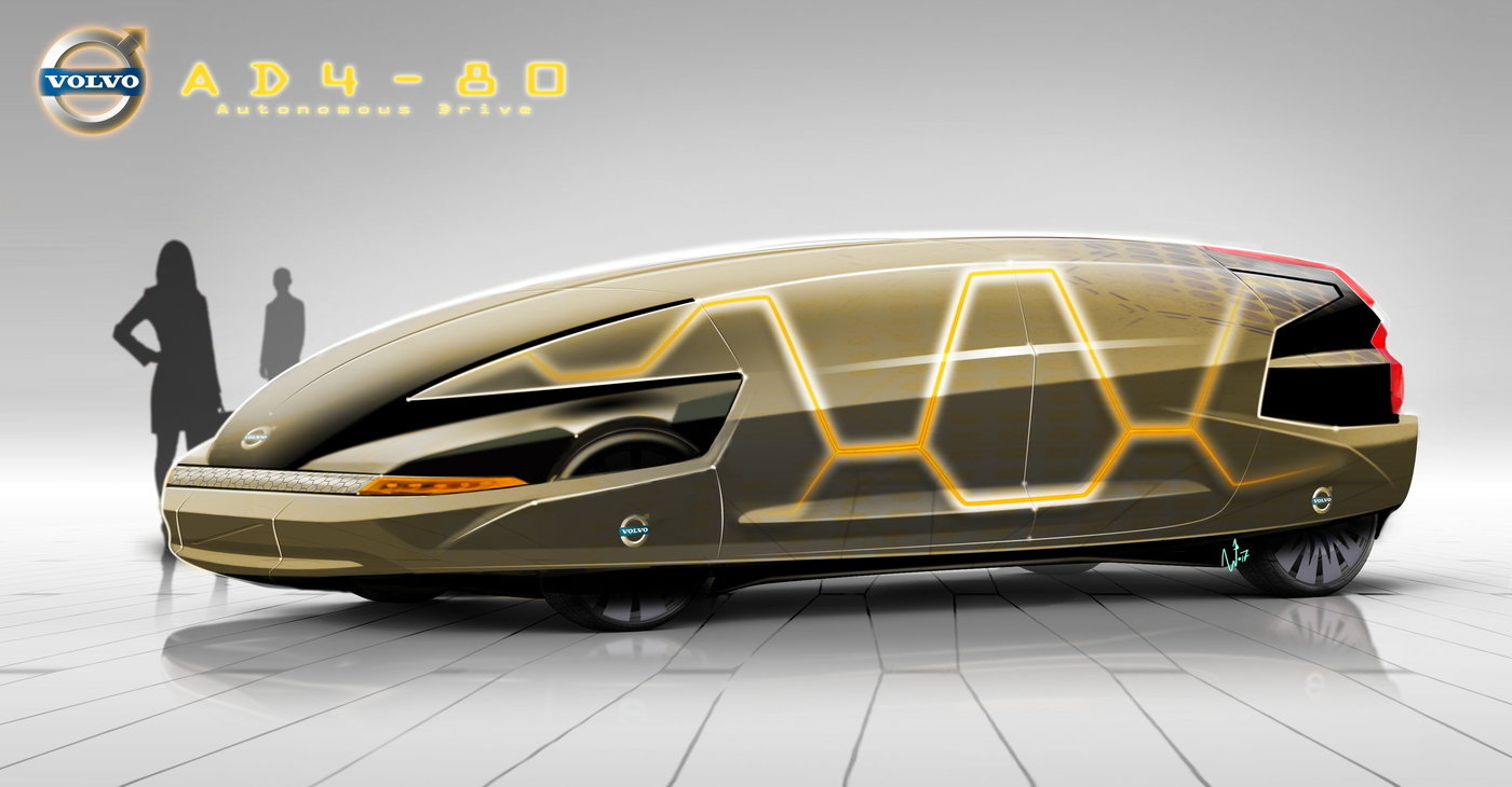 Volvo EVs and Autonomous Concepts by Niklas Wejedal at Coroflot.com
