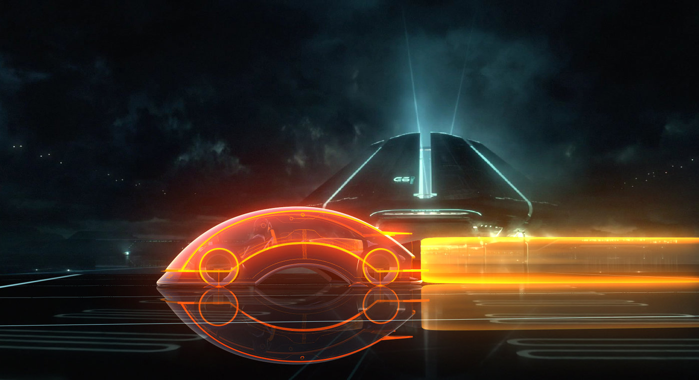 A car for the Tron universe by Niklas Wejedal at Coroflot.com