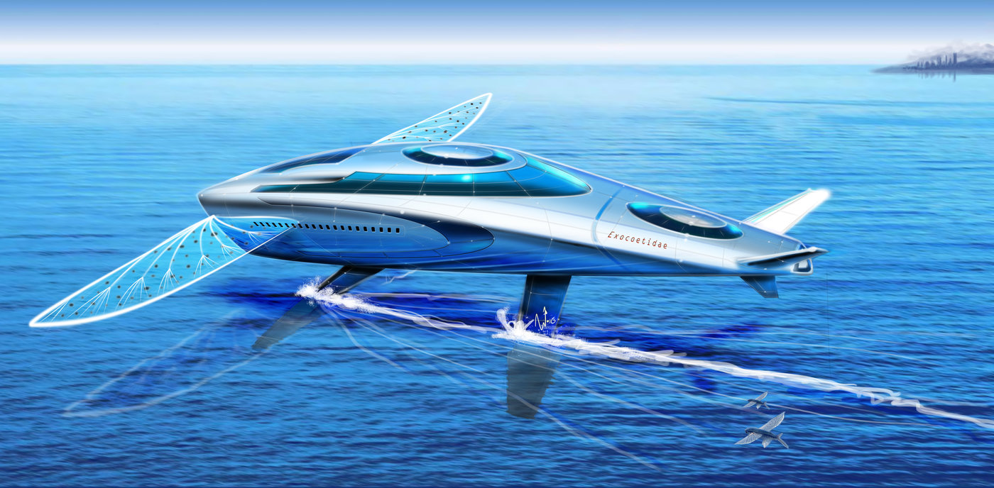 Ships and hydrofoil crafts by Niklas Wejedal at Coroflot.com