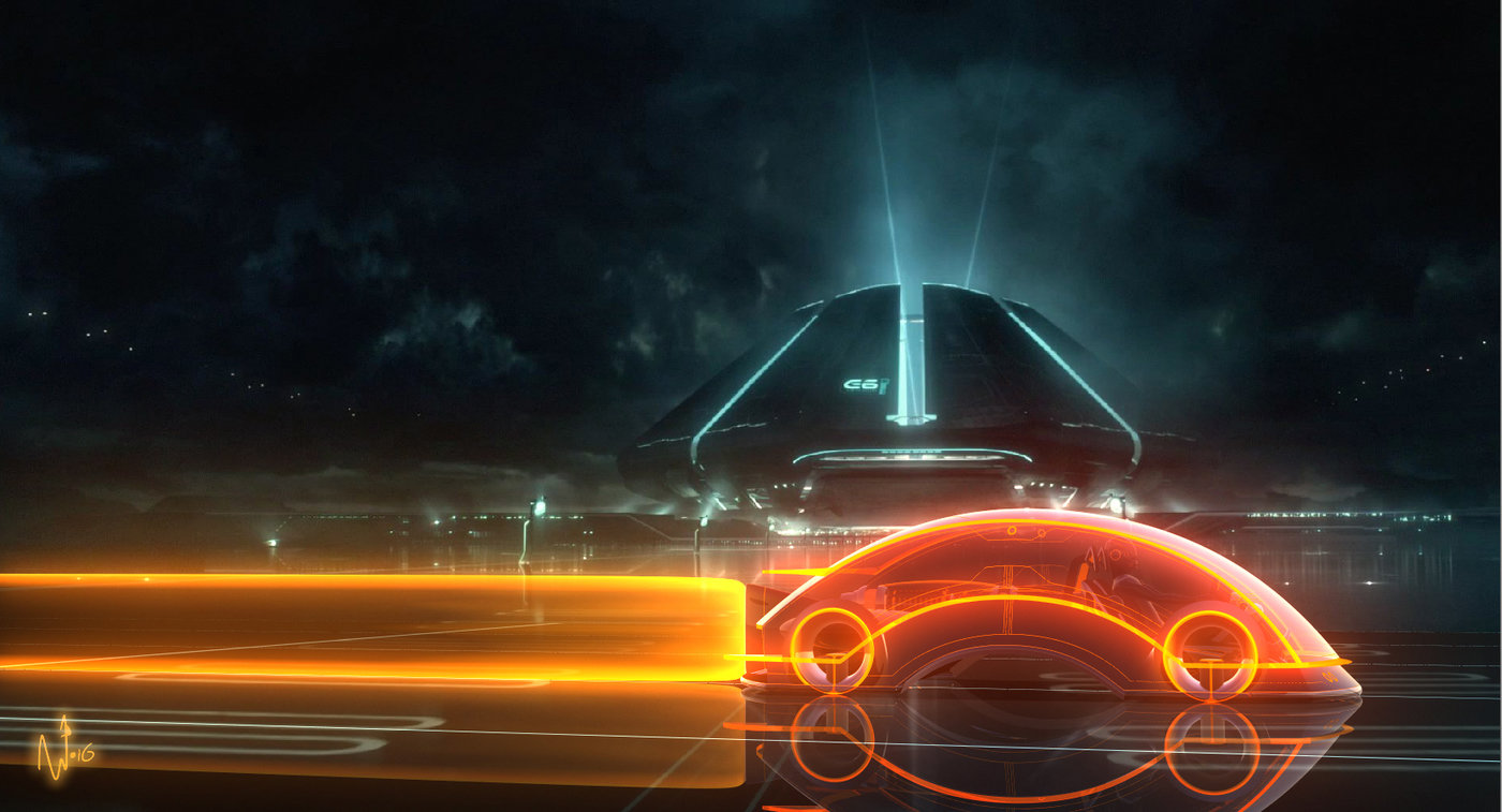 A car for the Tron universe by Niklas Wejedal at Coroflot.com
