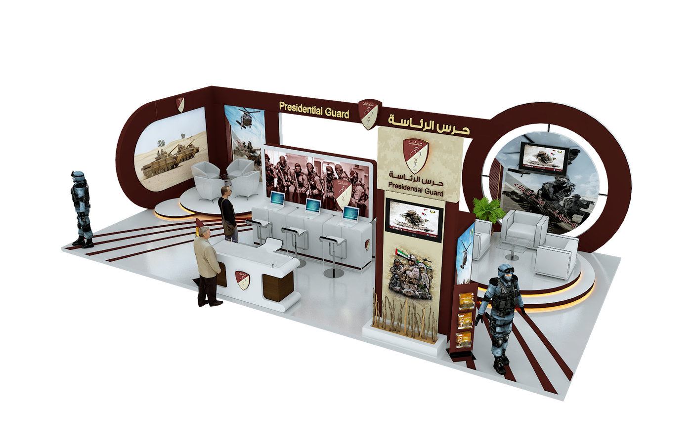Exhibition Stand design by Mohamed Shinas at Coroflot.com