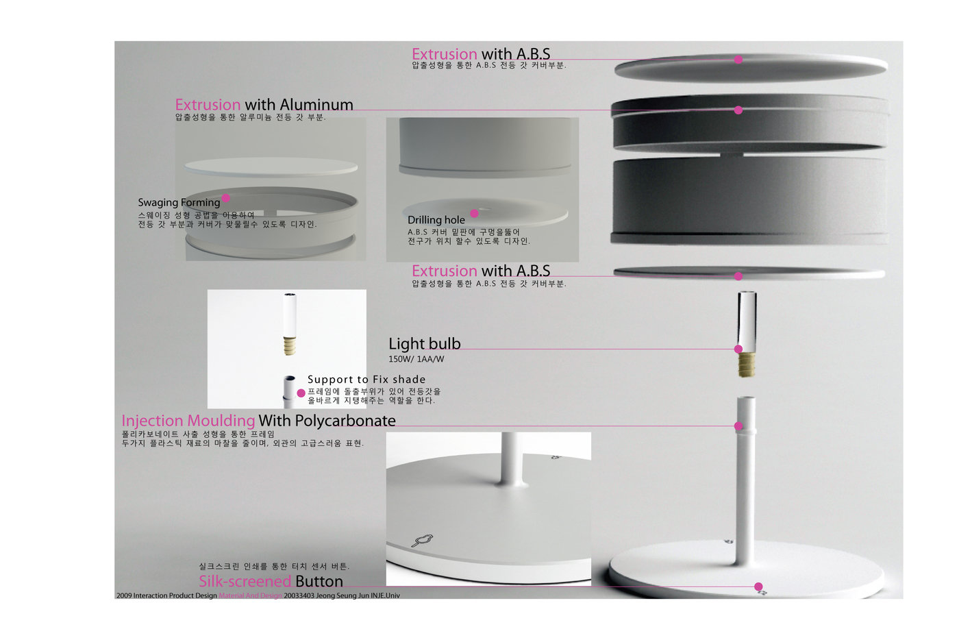 Extrusion Lamp by SEUNG JUN JEONG at Coroflot.com