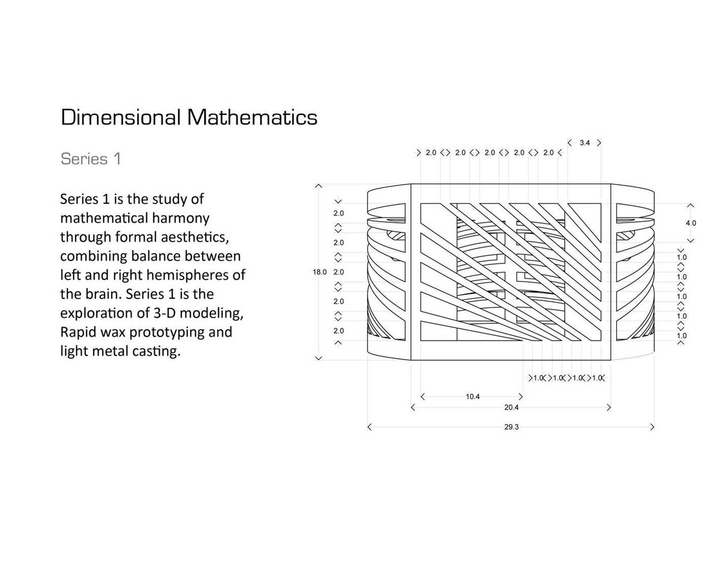 Dimensional Mathematics by Tanner Woodman at Coroflot.com